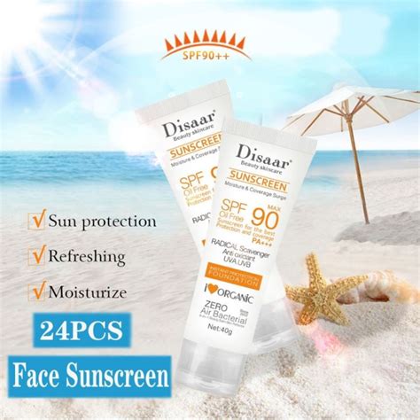Sunscreen Disaar Spf50 Vitamin C Refreshing Whitening Sunscreen 50g