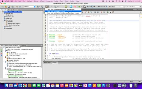 Getting Started With Microchip S Mplab X Ide Tutorials For Creating A