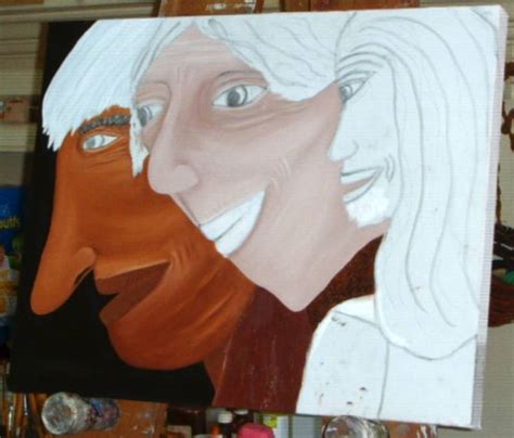 The Nosey Parkers Painting By C J Lewis Saatchi Art