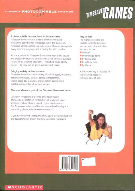 Esl English Teaching Resources Timesaver Games Pdf