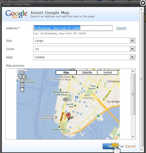 Add A Map Webnode Support