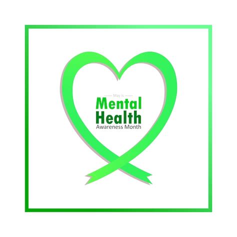 Premium Vector Mental Health Awareness Month In May Vector Illustration