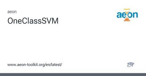 Oneclasssvm Aeon 1 3 0 Documentation