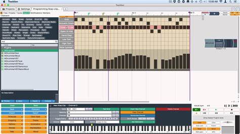 Tracktion T6 Step Clips Walkthrough YouTube