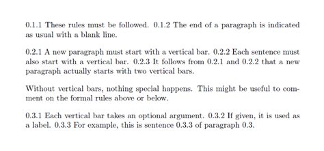 Sectioning Is It Possible To Automatically Enumerate Sentences In