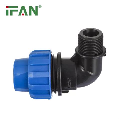 Coude mâle de raccord de tuyau en HDPE IFAN FACTORY