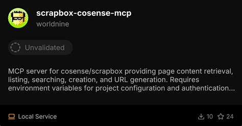 Scrapbox Cosense Mcp MCP Servers LobeHub