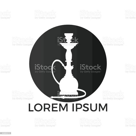 물 담 뱃 대 벡터 디자인입니다 빈티지 젖히고 아이콘입니다 라운지 카페의 상징 그래픽 사용자 인터페이스에 대한 스톡 벡터 아트 및 기타 이미지 그래픽 사용자 인터페이스