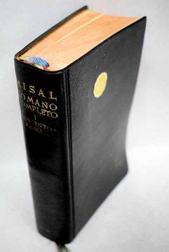 Libro Misal Romano completo texto litúrgico oficial Tomo I Adviento Pascua De Buscalibre