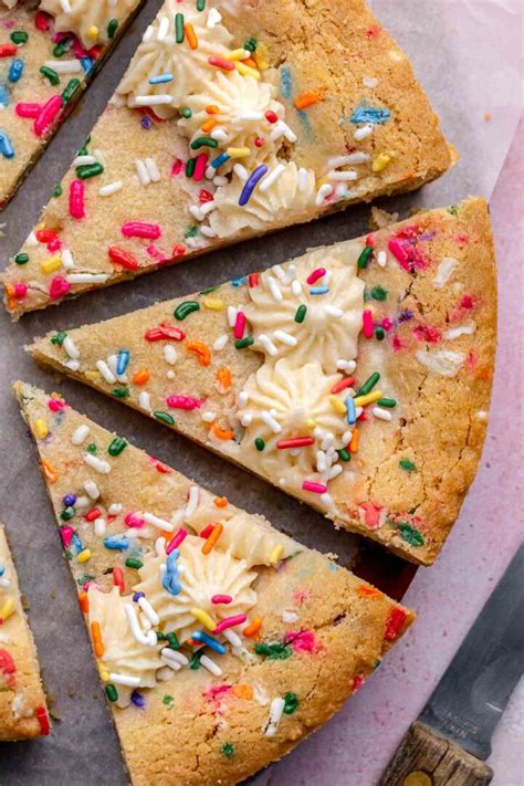 Funfetti Cookie Cake Cookie Dough Diaries