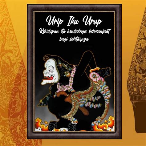 Poster Cetak Hiasan Dinding Jumbo Gambar Semar Wayang Semar Ukuran