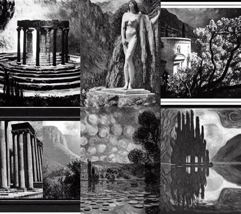 The Oracle Of Delphi By Claude Monet And Ansel Adams Black And