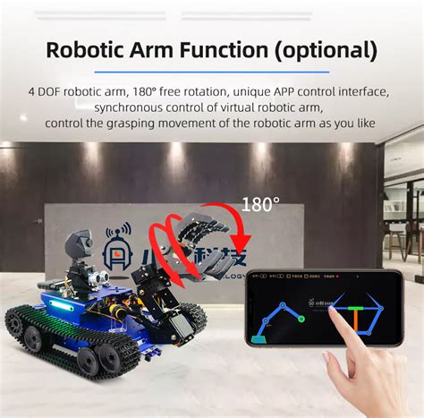 xiaor geek gfs x crawler type ai programmable robot car with raspberry