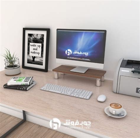 زیر مانیتور قابل تنظیم مدل ZM03 - چوب فروش