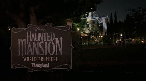 LIVE At Disneyland Haunted Mansion Movie Review World Premiere Recap