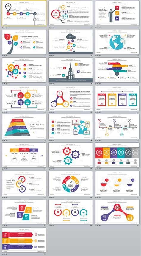 查看我的 Behance 项目 “25 Best Infographic Presentation Powerpoint