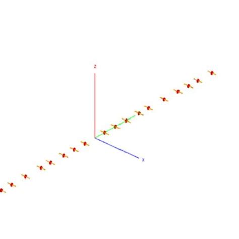 Constructing Geometry Of Linear Array Of Xdirected Non Uniformly Spaced