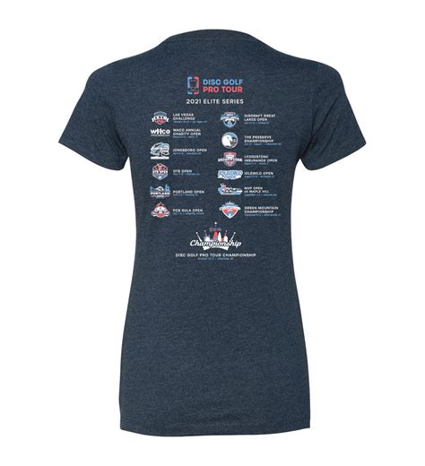 Dgpt 2021 Tour Shirt Women S Disc Golf Pro Tour