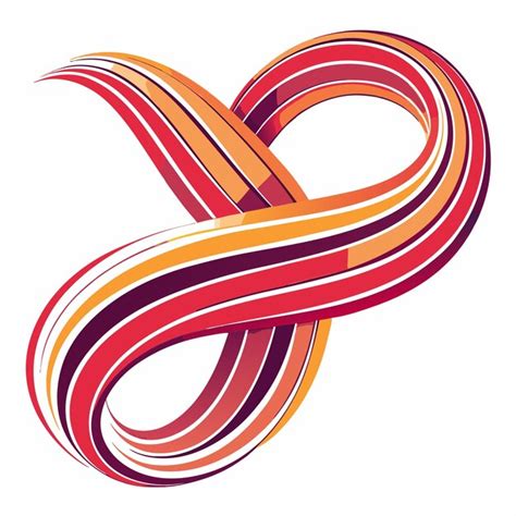 Abstract Line Art Design Where Long Flowing Curves Intertwine And Overlap Premium Ai Generated