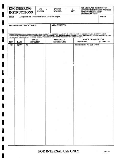 Acceptance Test Specification T53 L 703 Repair Pdf