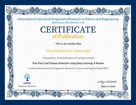 Dnyaneshwari Nalawade On Linkedin I Am Pleased To Announce That Our Paper Titled Rice Plant