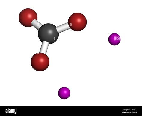 Lithium Carbonate Li2co3 Bipolar Disorder Drug Chemical Structure