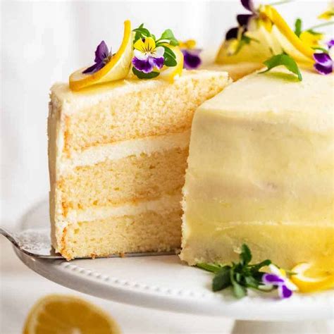 Lemon Cake With A Secret Fluffy Lemon Frosting Recipe Cart