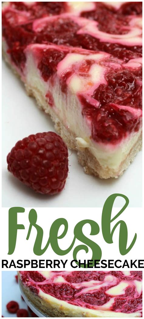Fresh Raspberry Cheesecake A Dash Of Sanity