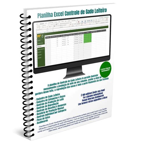 Planilha Excel Controle De Gado Leiteiro Planilhas Excel