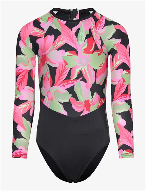 Roxy Active Rg Onesie Anthracite The Moves Floral 26955 Kr