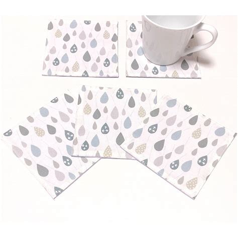 お得な5枚セット♩ 上品 雫コースター ⭐️お洗濯できます⭐️の通販 By ぽむぽむs Shop｜ラクマ