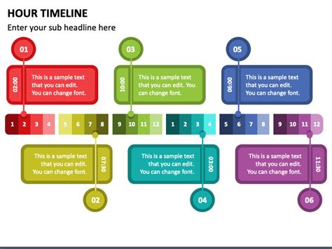 Hour Timeline PowerPoint And Google Slides Template PPT Slides