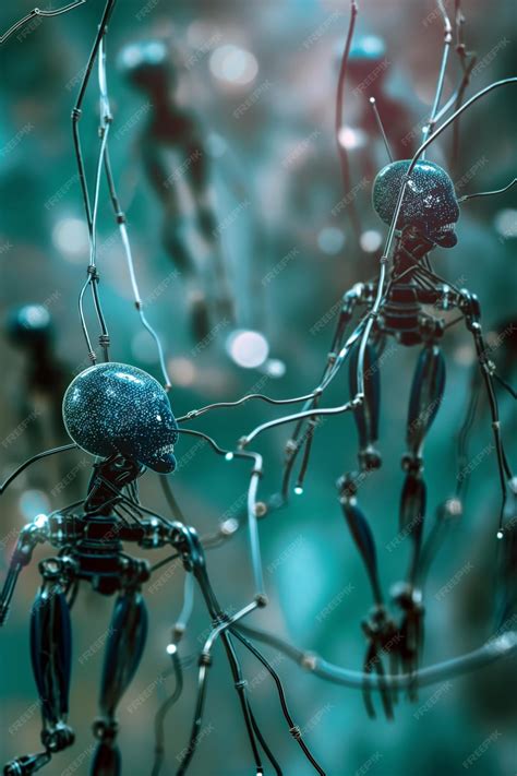 Premium Photo An Illustration Of Nanorobots Enhancing Human Abilities