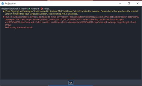 All Apksigner Tools Failed To Execute Godot 4 Please Help Rgodot