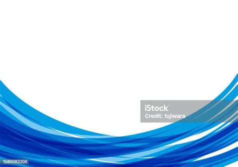 곡선 파란색 추상 물결 배경 0명에 대한 스톡 벡터 아트 및 기타 이미지 0명 곡선 과학 Istock