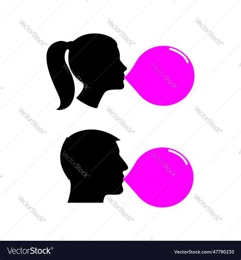 Bubble Gum Royalty Free Vector Image Vectorstock