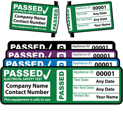 Custom Pat Test Labels Pat Test Labels Online