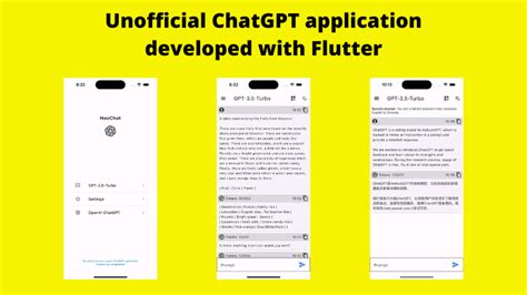 Unofficial Chatgpt Application Developed With Flutter Flutter4u