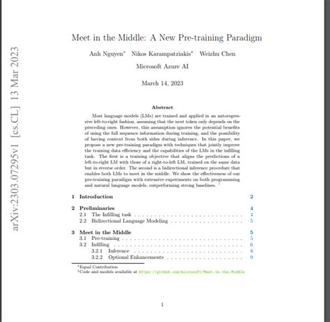 微软｜一种新的预训练范式「meet In The Middle」 智源社区