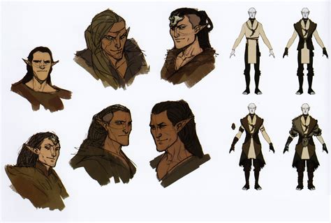 Solas Concept Art In The Art Of Dragon Age Inquisition Dragon Age Origins Photo 37900399