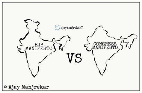 A Beautiful Cartoon Depicting The Difference Between Congress And Bjp