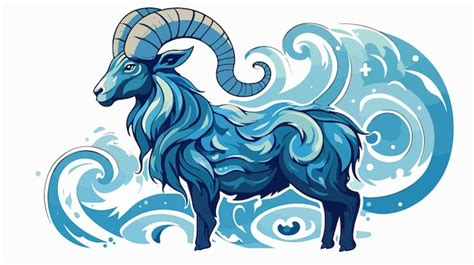 Capricornio Cabra Del Mar Hor Scopo Astrolog A Signo Del Zodiaco Imagen