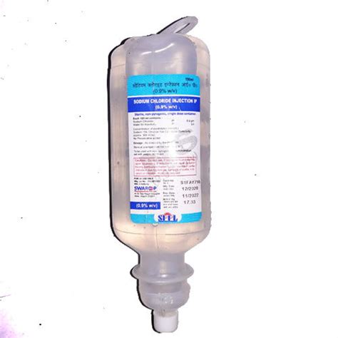 Ns Sodium Chloride Injection 100 Ml At 9 00 Inr At Best Price In