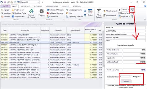 Almac N Inventarios Ajuste De Inventario Express