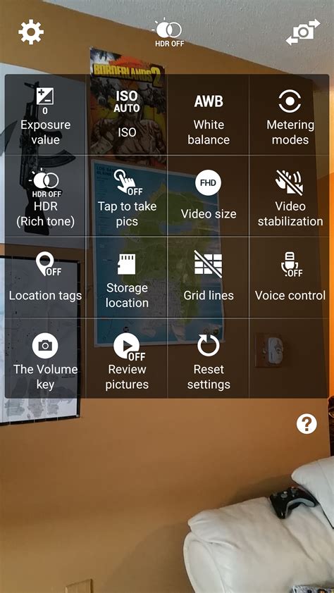 No Recording Modes Option In Camera R Galaxynote4