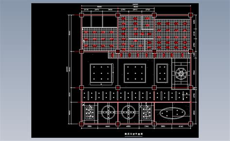 天花板平面装饰设计 AutoCAD 2010 模型图纸下载 懒石网