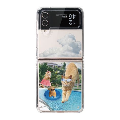 던타운 Z플립 클리어케이스 캣캉스 Z플립 클리어 하드 젤하드 탱크젤하드 Z플립 3 4 5 6 Z플립케이스 커스텀 심플 모던