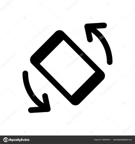Phone Rotation Icon Stock Vector Image By ©get4net 159635442