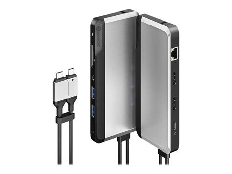 Alogic Laptop Dockingstation Alogic Dockingstation Twin Super Dock 10 In 1 Dual Usb C