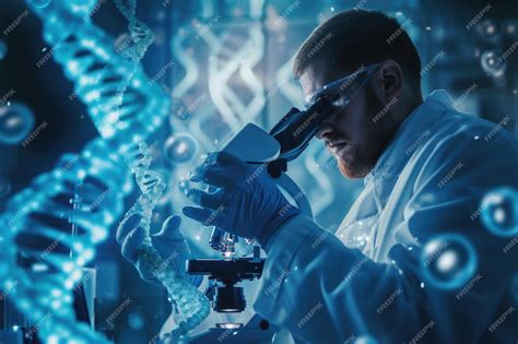 Premium Photo Dna Engineering In Biotechnology Research And Development